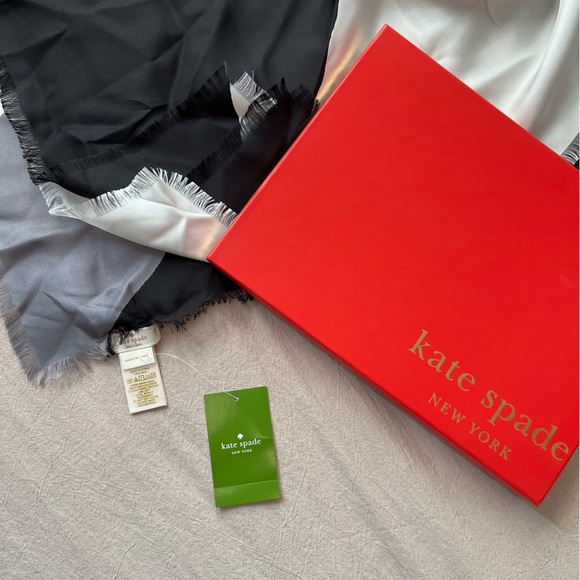 kate spade | Accessories | Nwt Kate Spade Silk Scarf Large | Poshmark